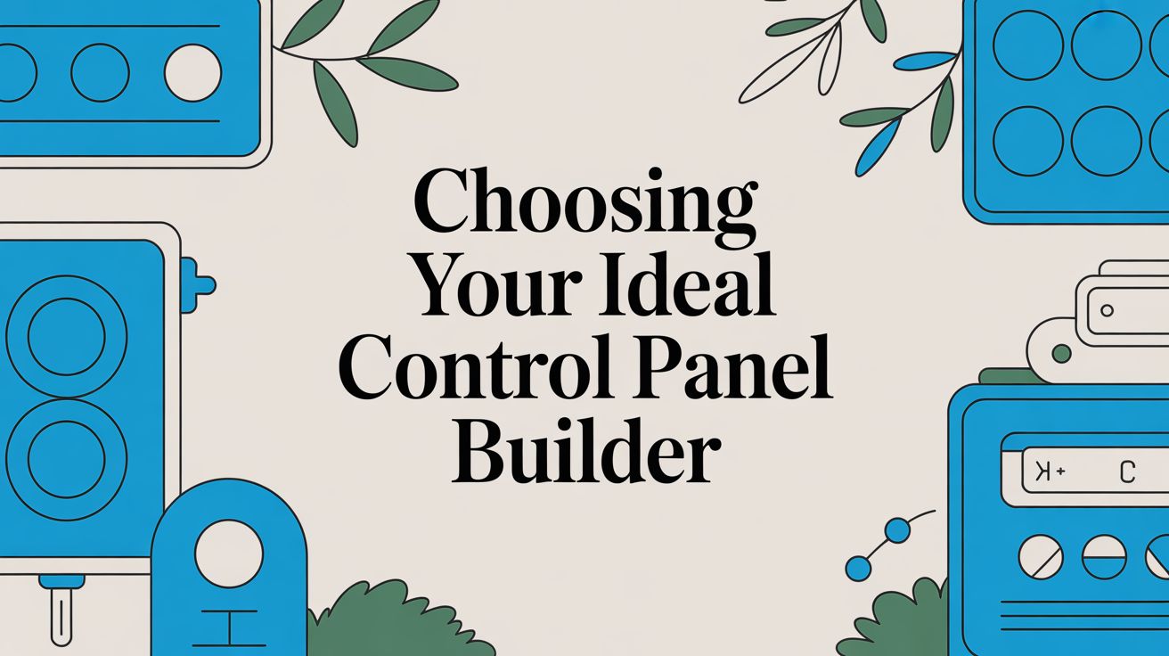Choosing Your Ideal Control Panel Builder