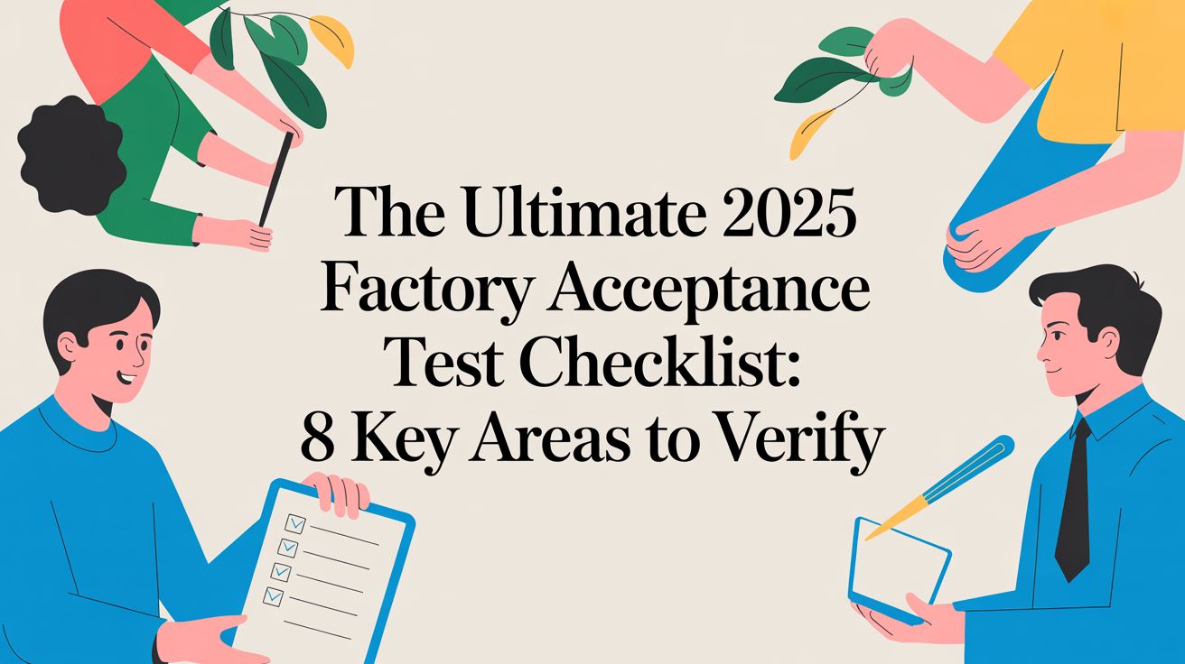 The Ultimate 2025 Factory Acceptance Test Checklist: 8 Key Areas to Verify