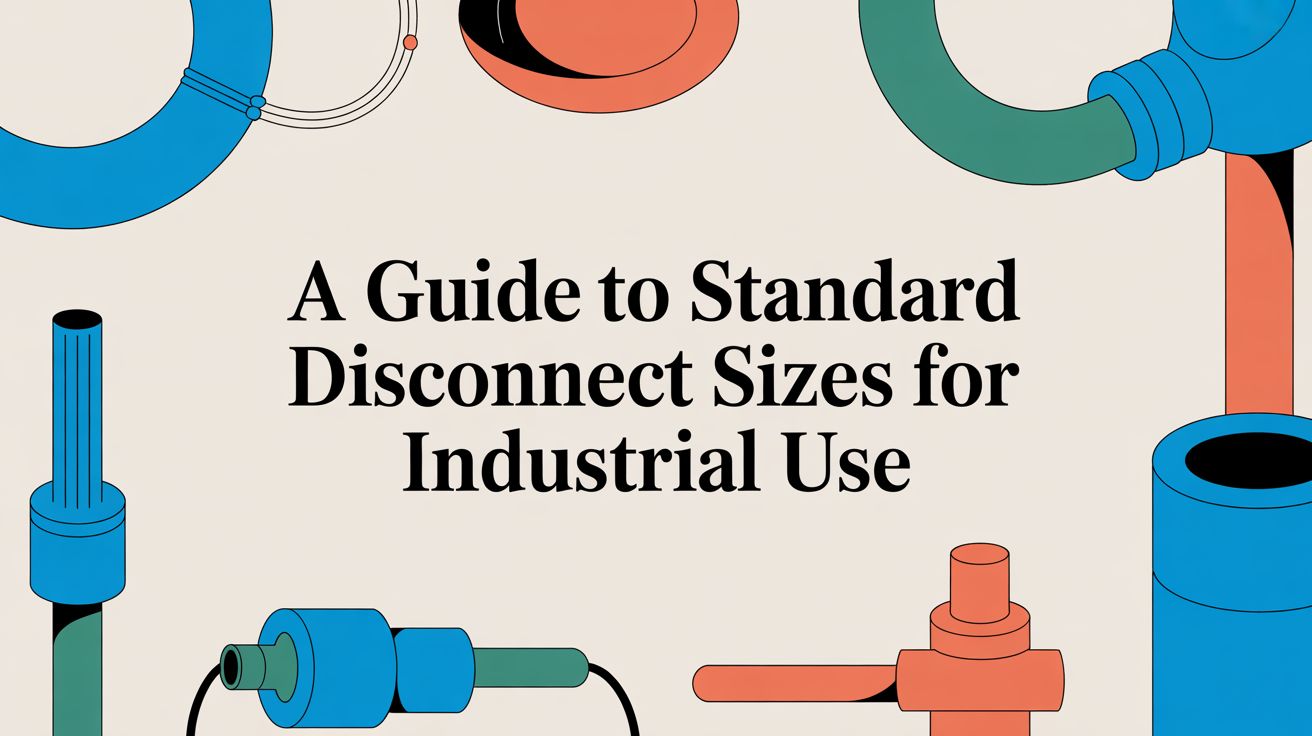 A Guide to Standard Disconnect Sizes for Industrial Use